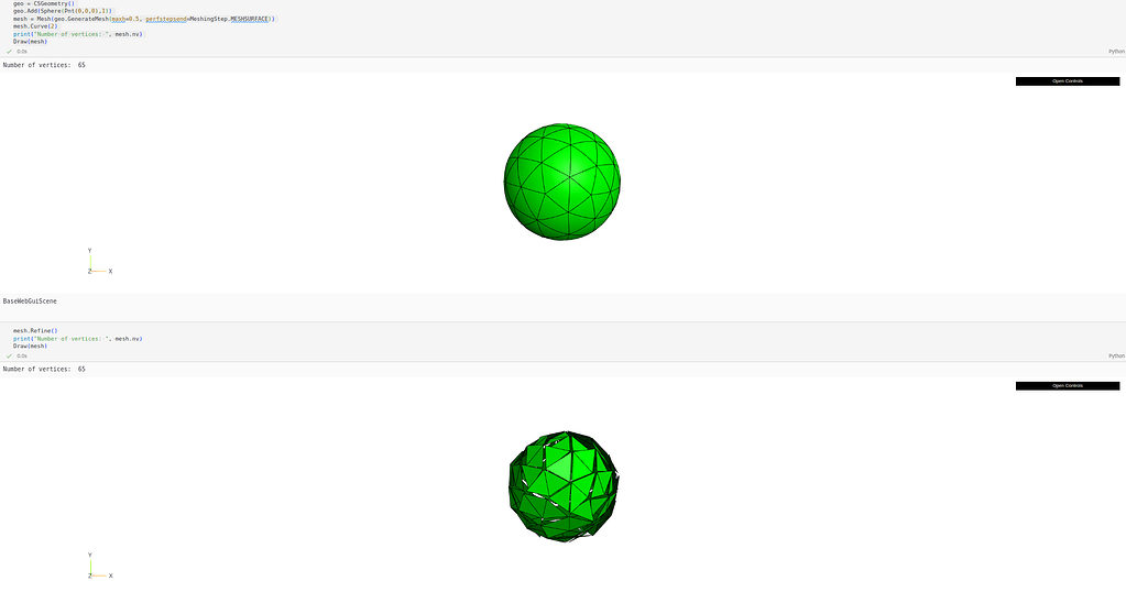 Refining surface mesh is not working - General - Netgen/NGSolve
